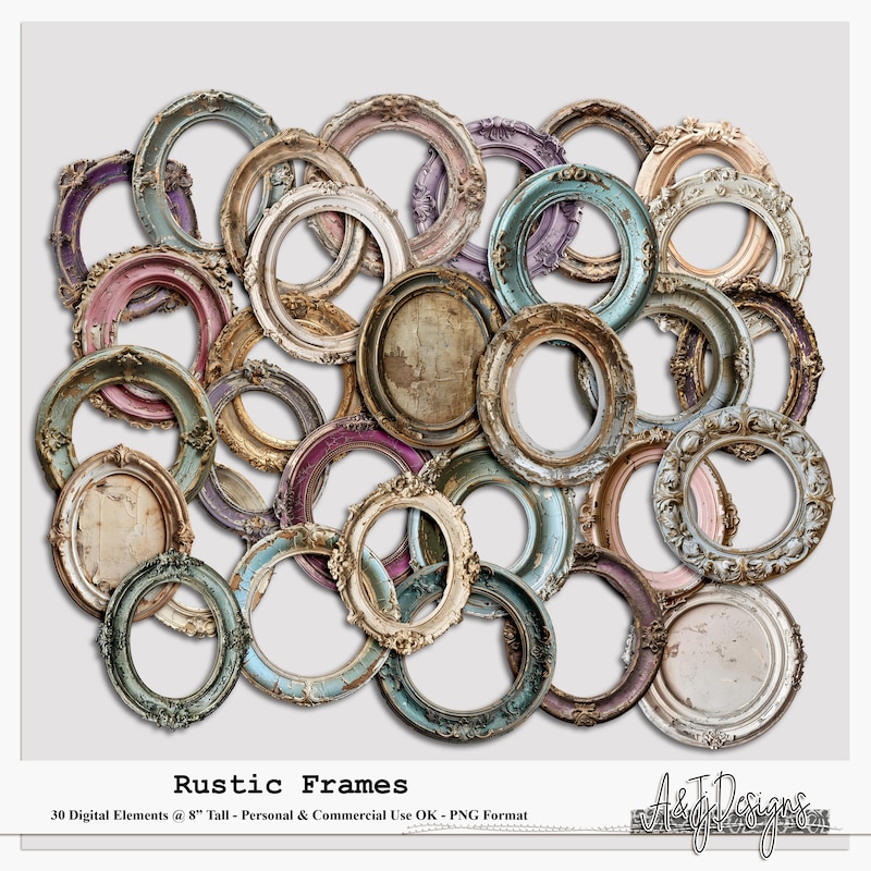 Rustic Frames - Etsy