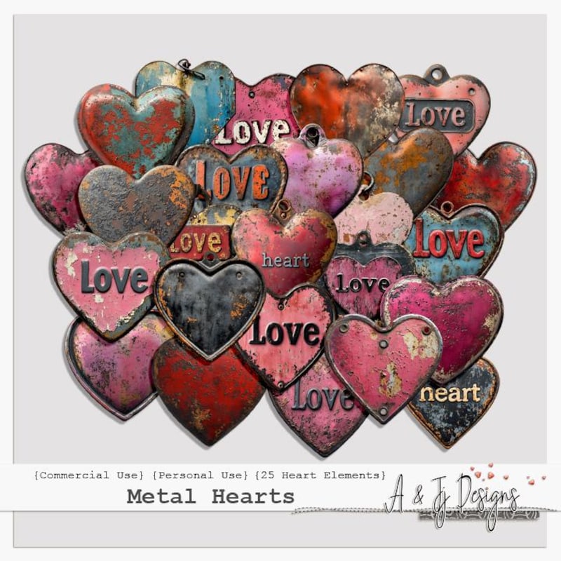 Junk Metal Heart Art - Etsy