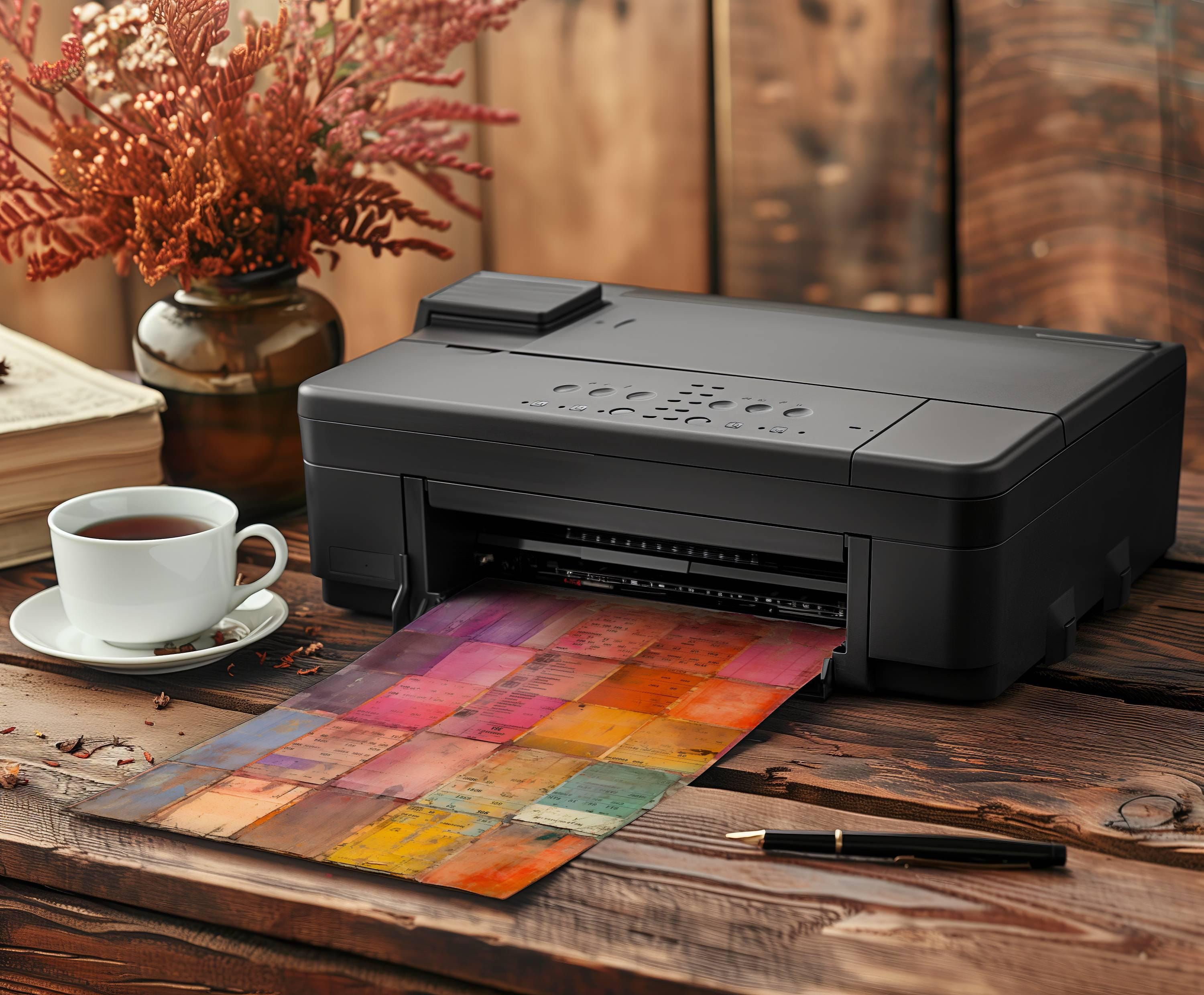 Ledger of Dusty Hues| Vintage Paint Swatch Digital Papers | Shabby ...