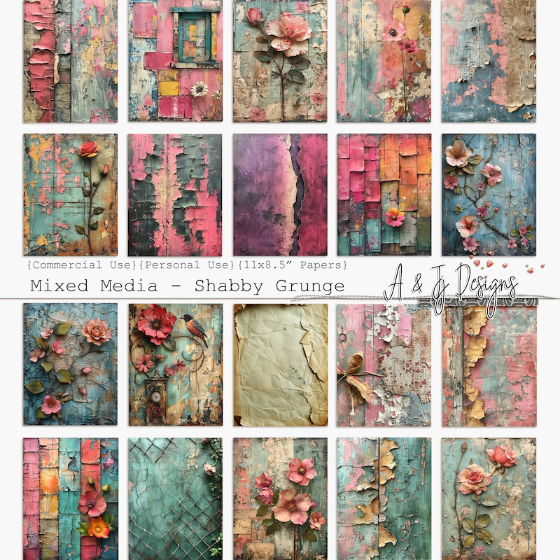 Mixed Media Journal - Etsy
