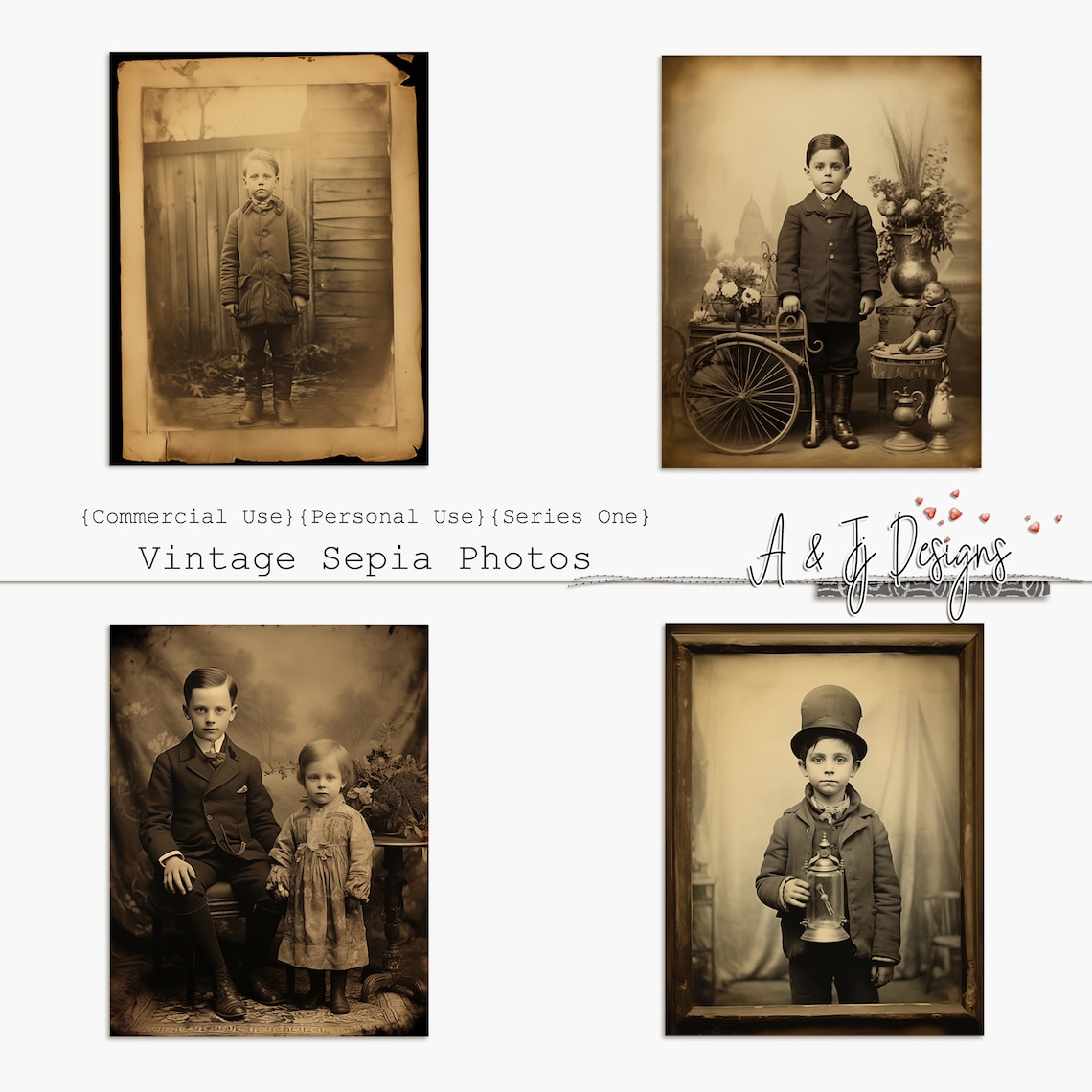 Vintage Sepia Photos Series One, CU, Printable, Ephemera, JPG Format ...
