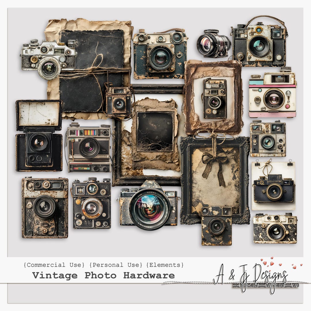 Vintage Photo Hardware, Clipart Images, Junk Journals, Scrapbooking ...