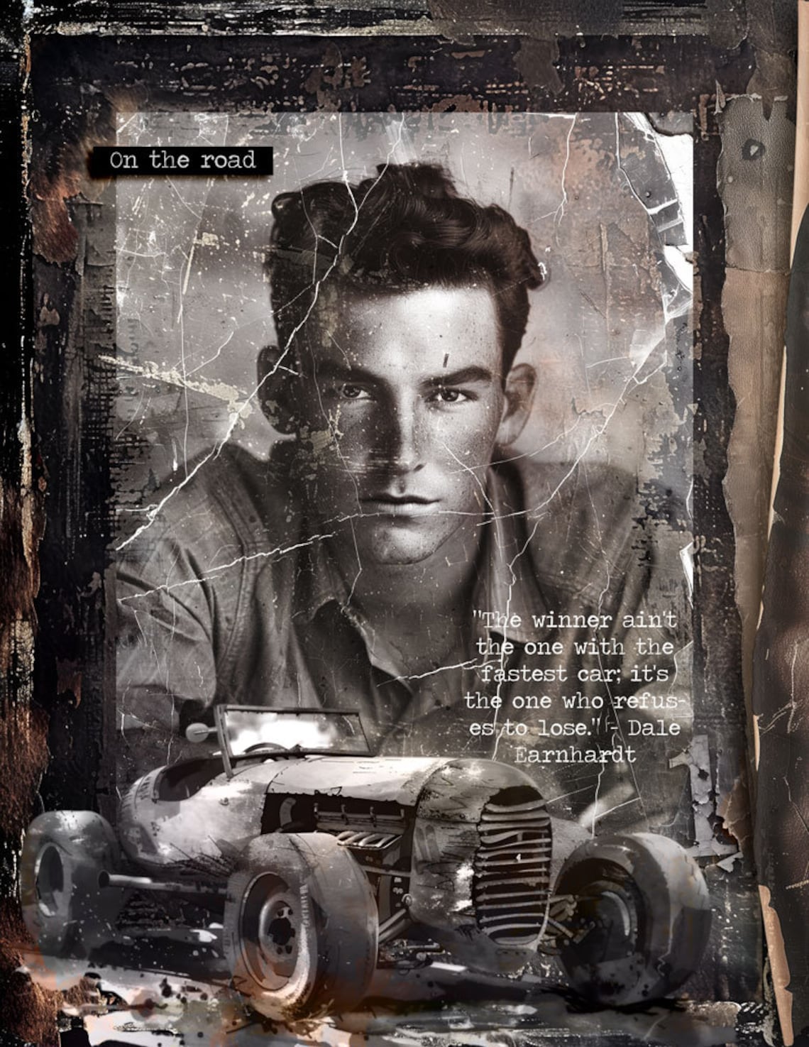 Rustic Racing Cars, CU, PU, Printable, Clipart Image Files, Elements ...