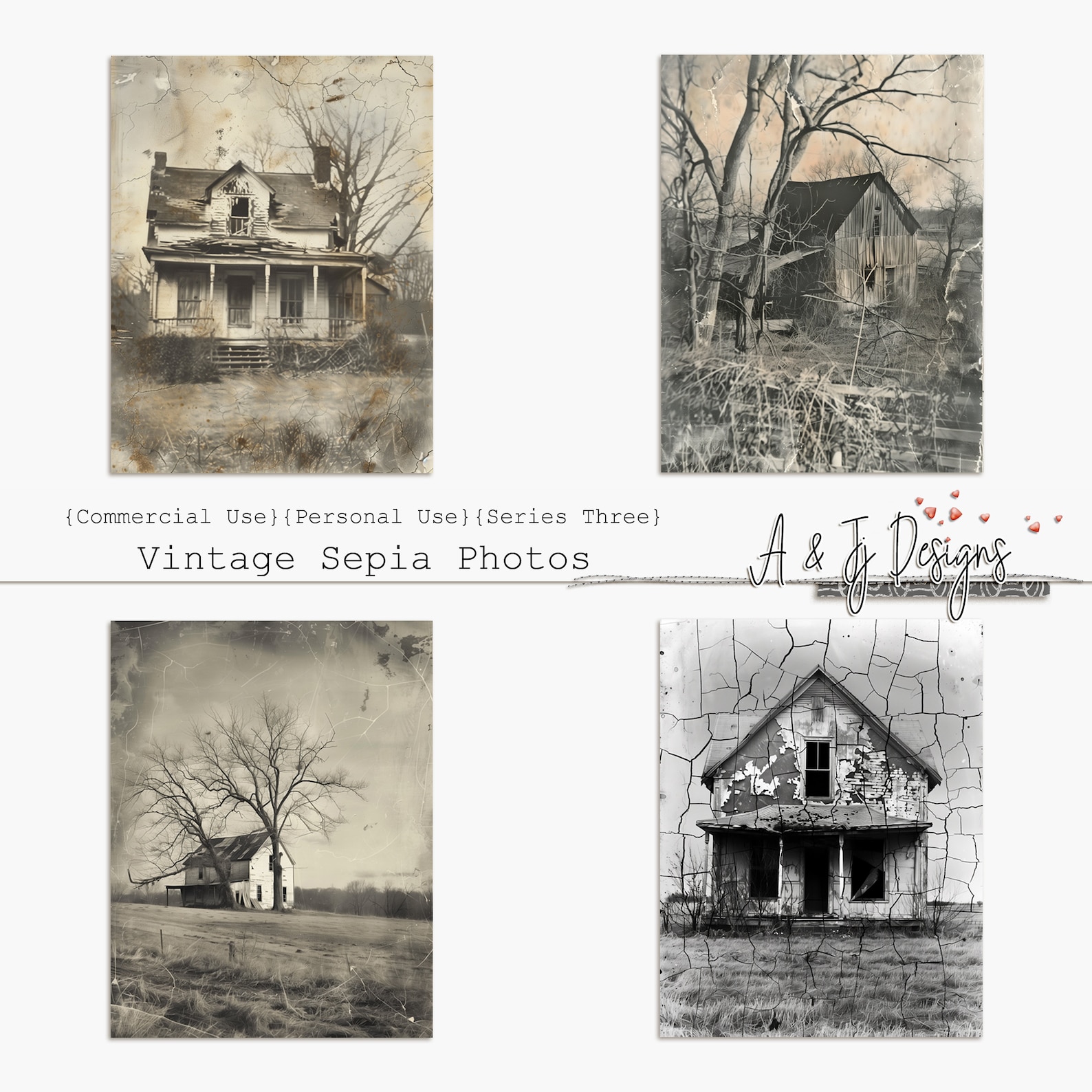 Vintage Sepia Photos Series Three, CU, Printable, Ephemera, JPG Format ...