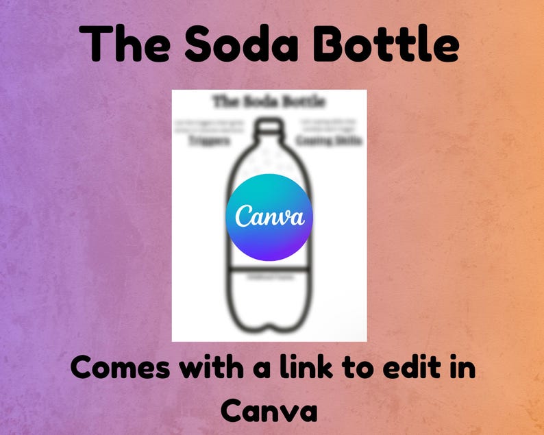 Manage Stress & Trauma - the Soda Bottle: Therapy Coping Tool to Help ...
