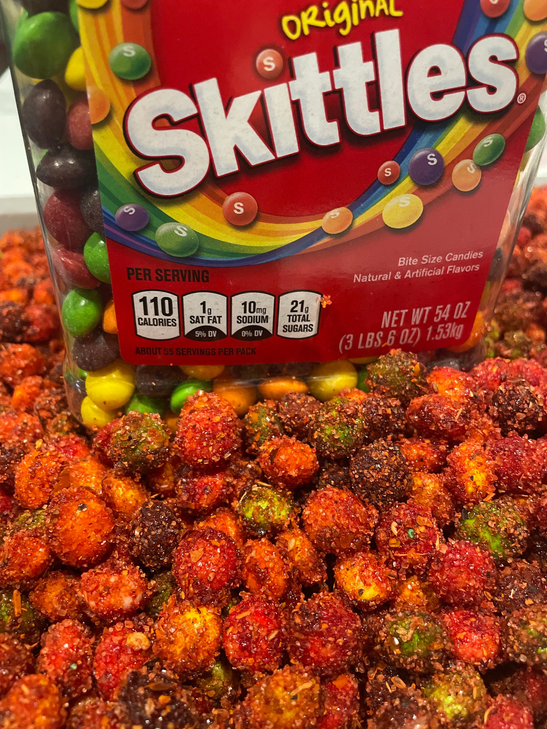 Skittles Enchilados 54oz TUB! - Etsy