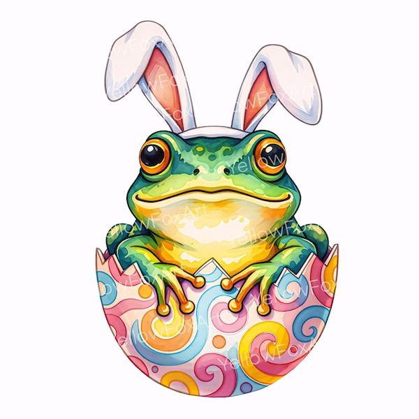 Easter Frog - Etsy