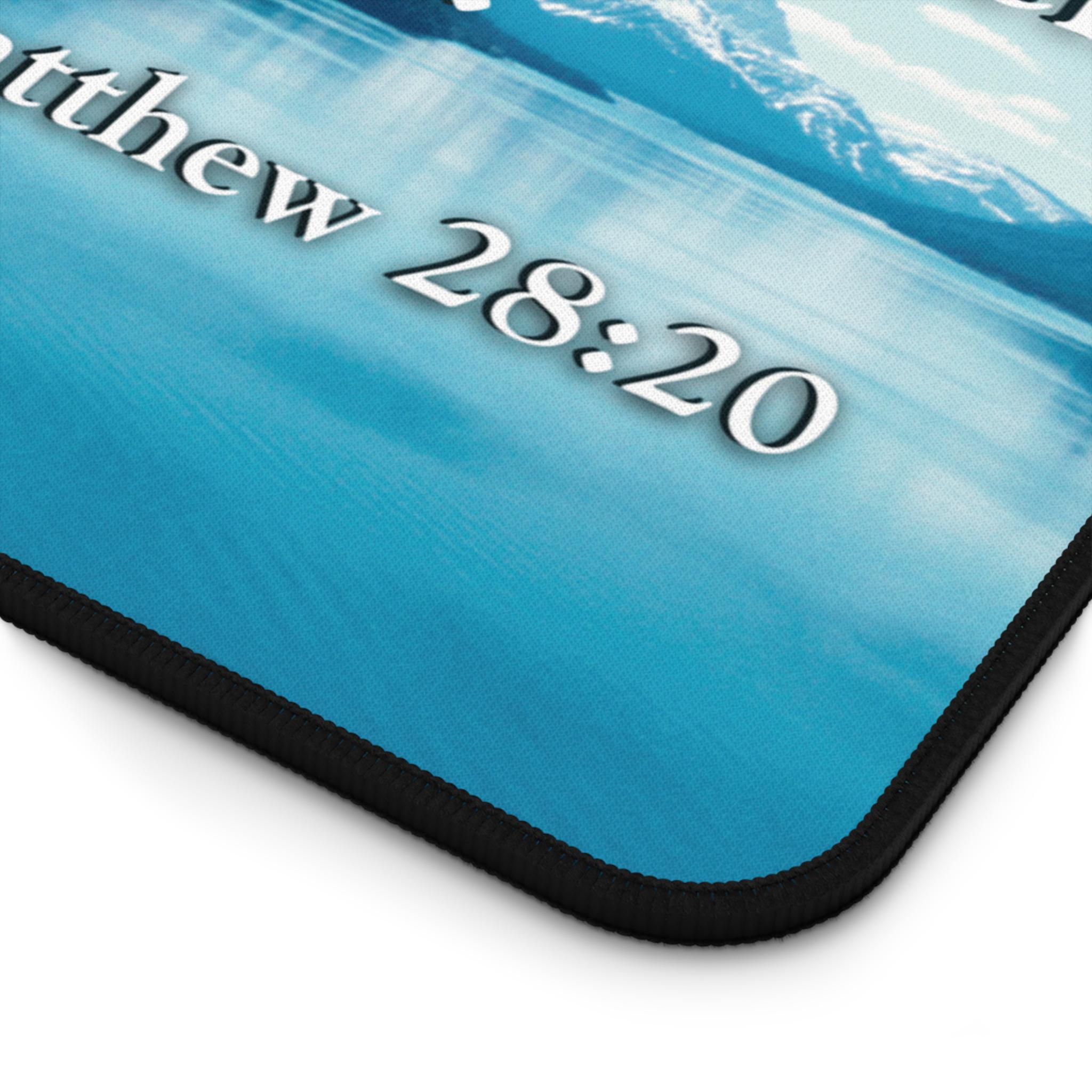 Bible Verse Desk Mat, Scripture Quote Mouse Pad, Christian Desk Pad ...