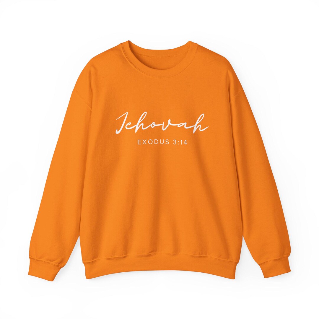 Jehovah Sweatshirt, Religious Church Wear, Christian Crewneck Jumper ...