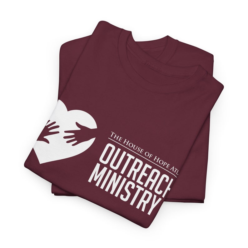 The House of Hope Outreach Ministry Graphic Print Maroon Heavy Cotton ...