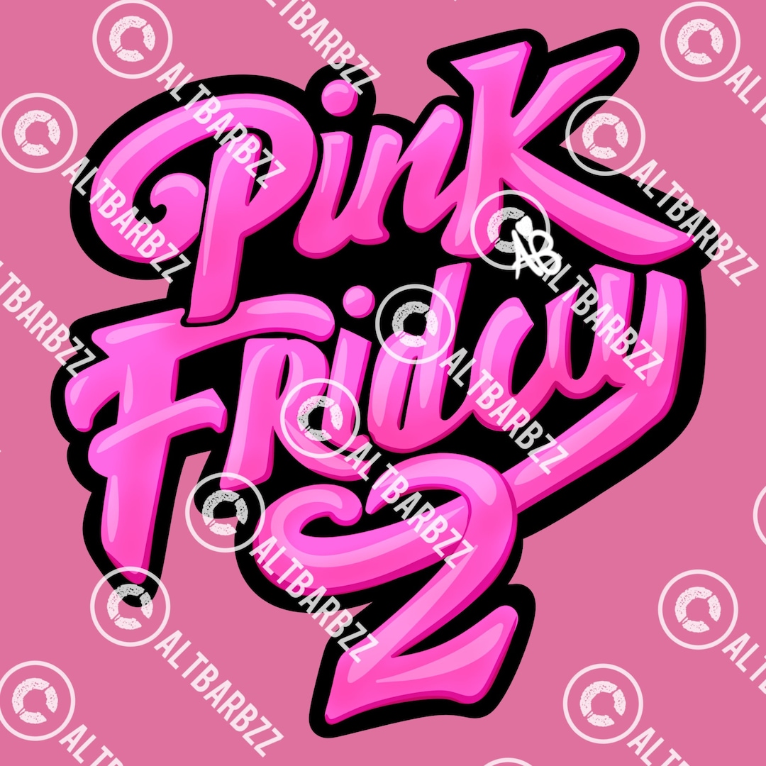 Pink Friday 2, for the Barbz, Digital Art, Sticker, Transparent ...