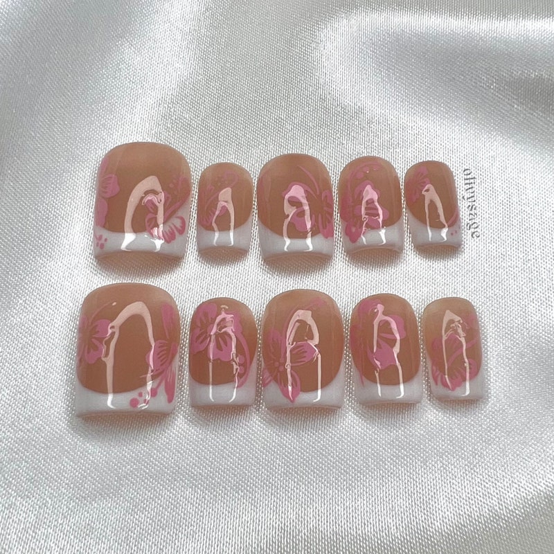 Fake Nails Short - Etsy