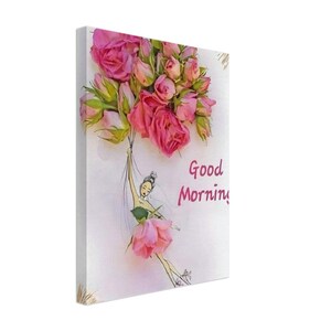 Canvas Morning Flower. - Etsy