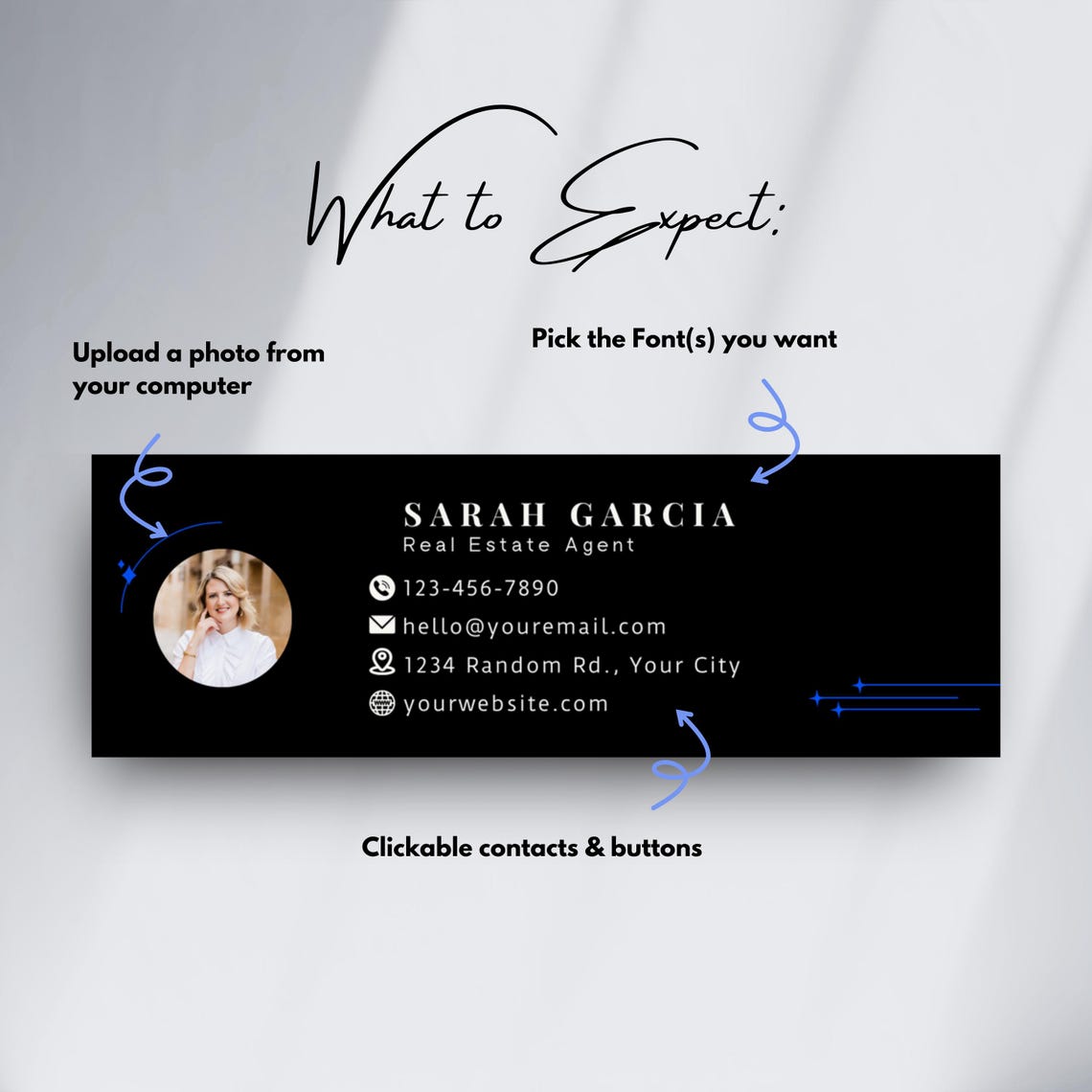 Gmail Email Signature, Email Signature Template, Email Signature, Email ...