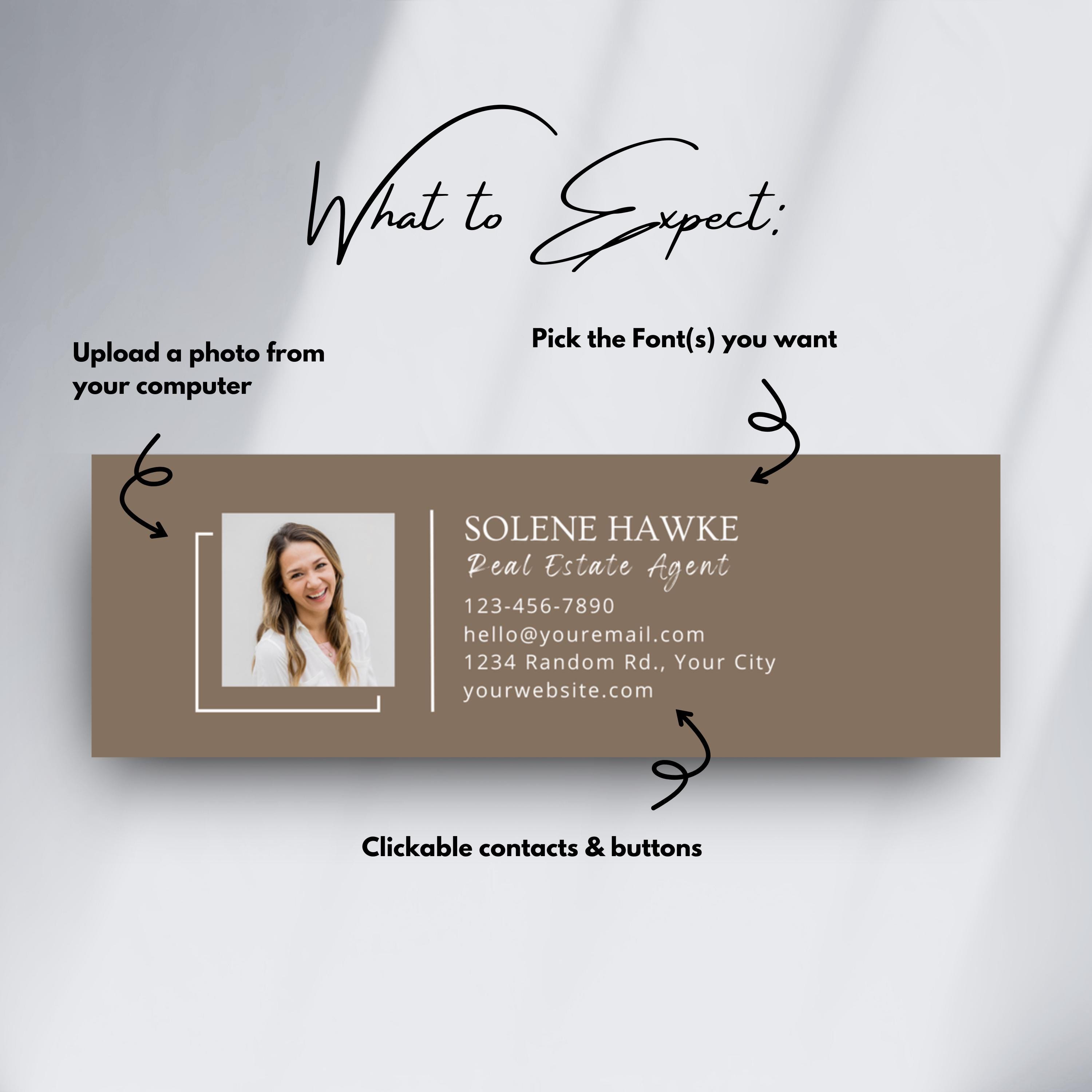 Business Signature, Real Estate Email, Realtor Marketing, Realtor ...