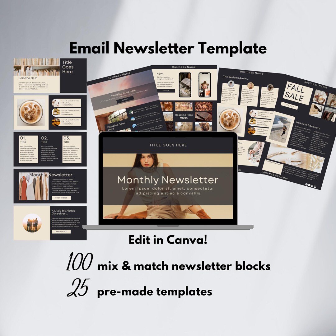 Weekly Newsletter, Email Template, Marketing Templates, Realtor ...