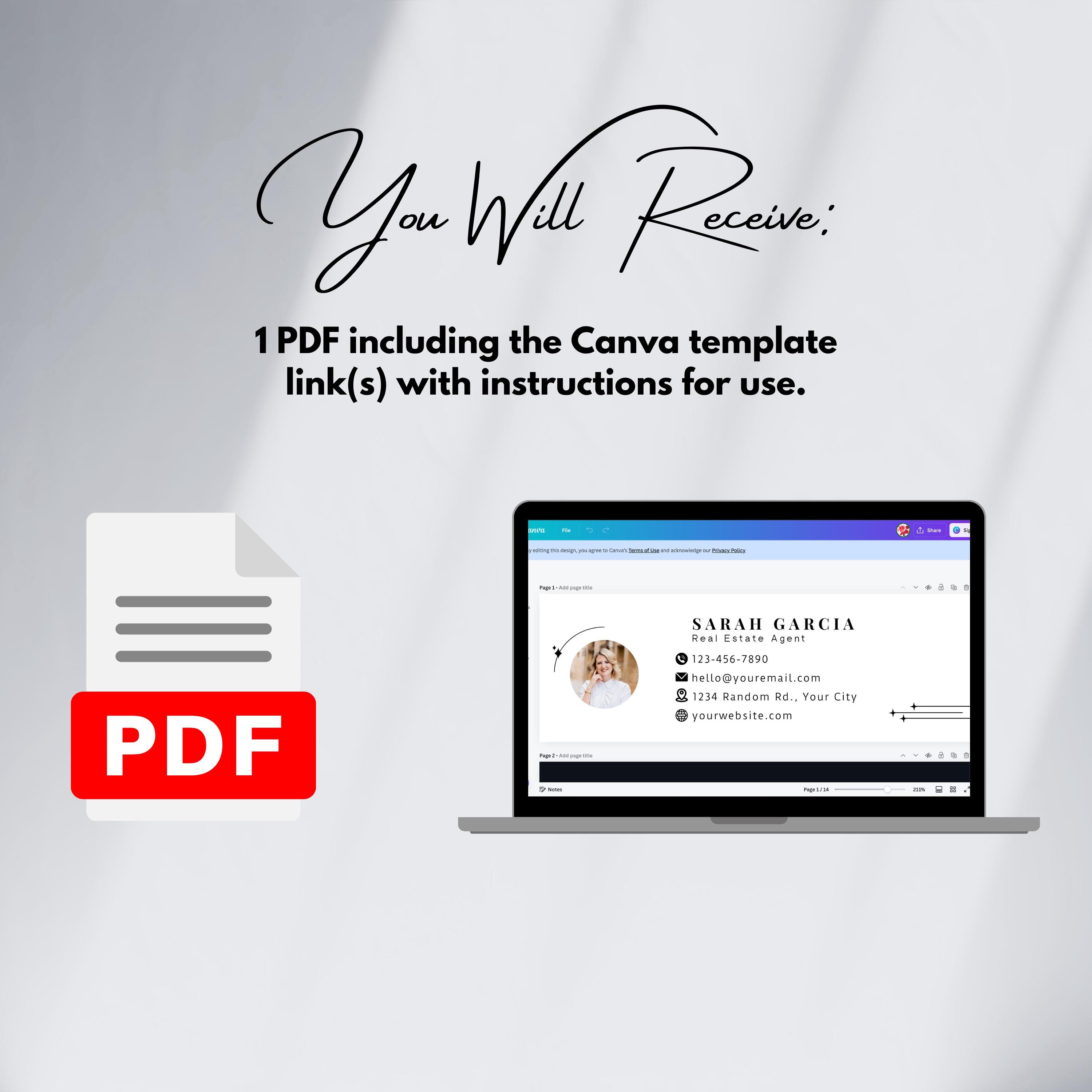 Email Signature Template, Digital Signature, Cute Email Signature ...