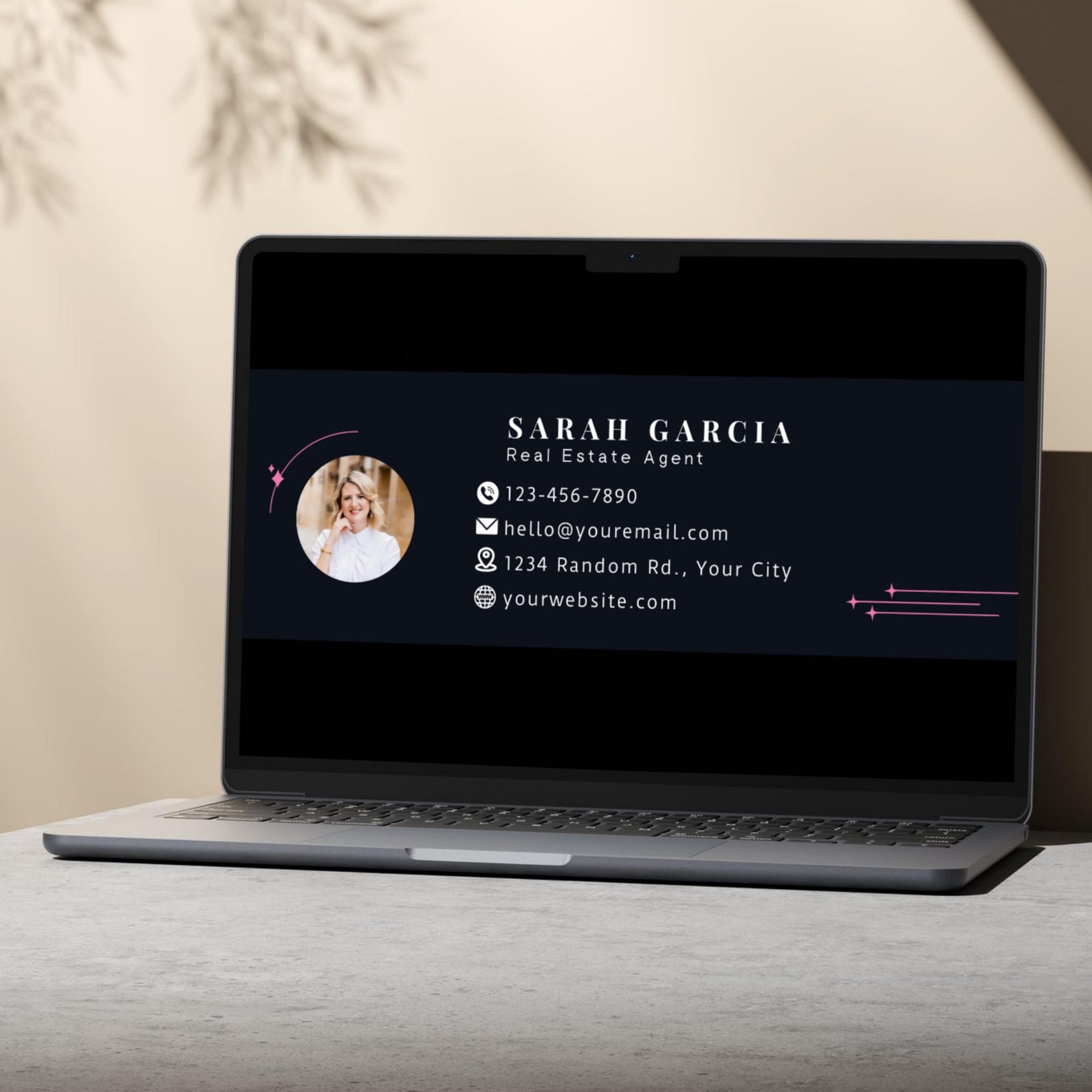 Email Signature Template, Digital Signature, Cute Email Signature ...