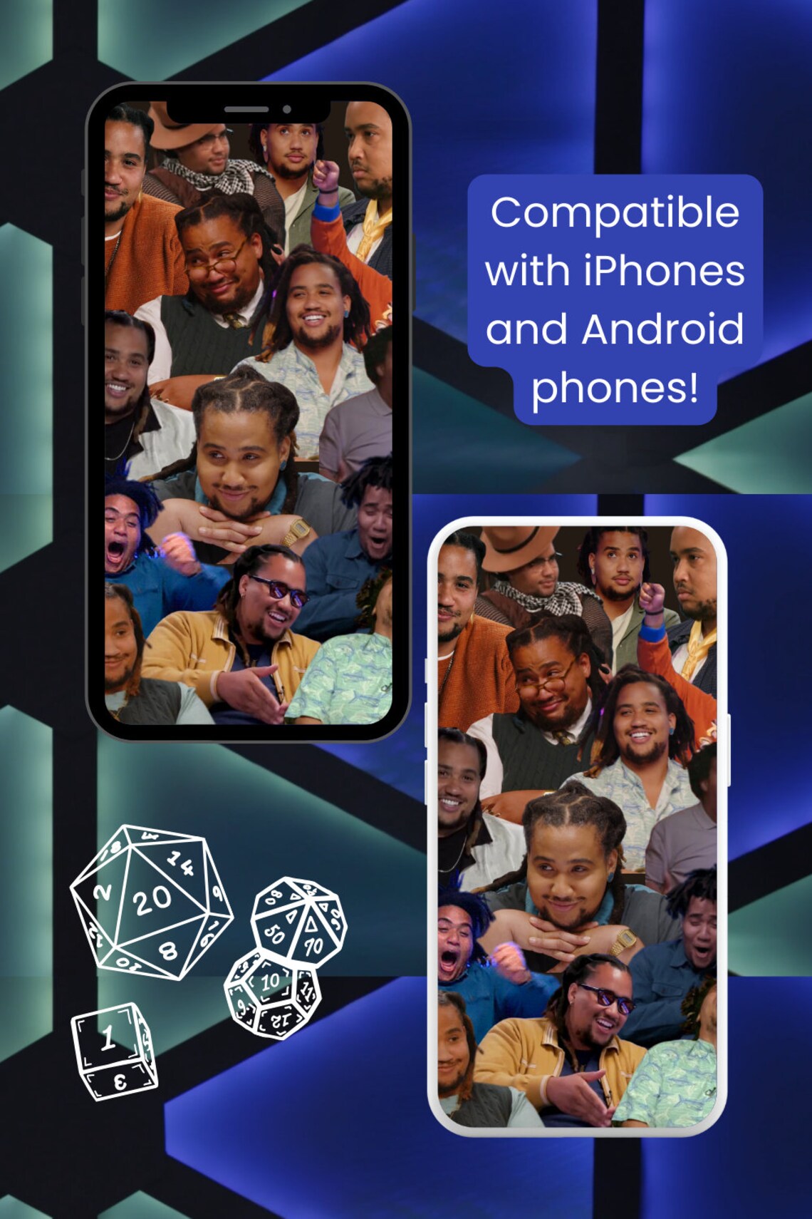 Lou Wilson Dimension 20 iPhone and Android Phone Wallpaper | Instant ...