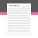 Please Sign in | Printable Sign in Sheet / Template | Attendees Log in ...