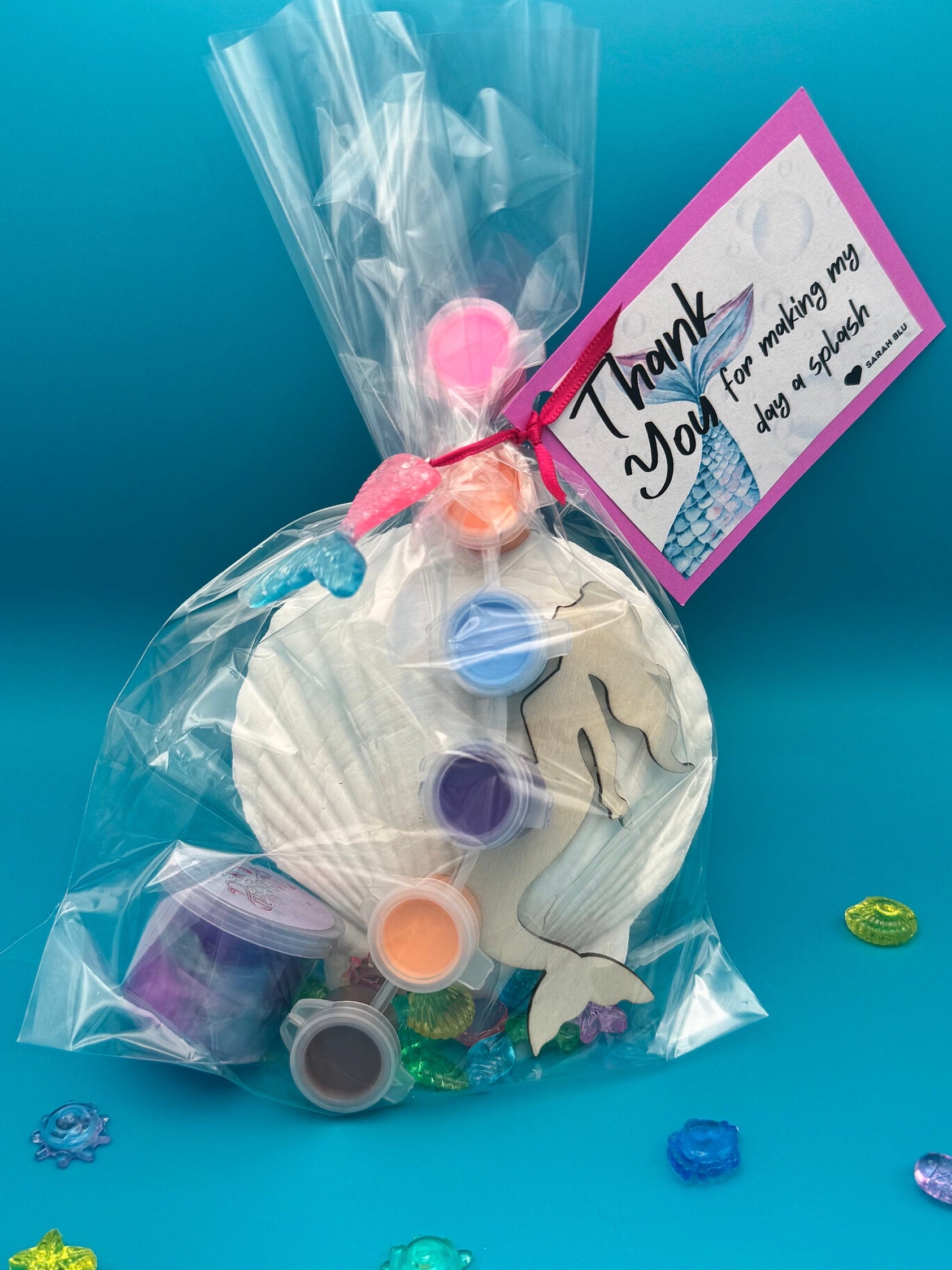 Kids Mermaid Party Favor Kids Birthday Under the Sea Birthday Party ...