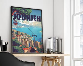Byblos Posters | Lebanon Poster | Lebanese Art Print | Size A4 A3 ...