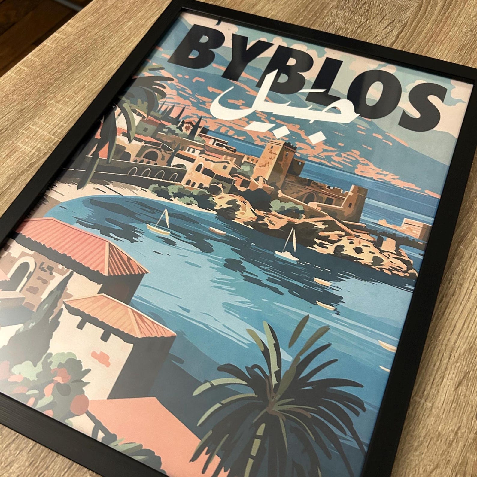Byblos Posters | Lebanon Poster | Lebanese Art Print | Size A4 A3 ...