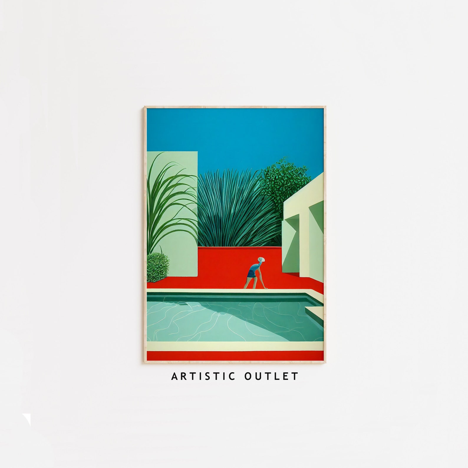 Swimming Pool Painting | Aquatic Art | Digital Artwork | Artificial ...