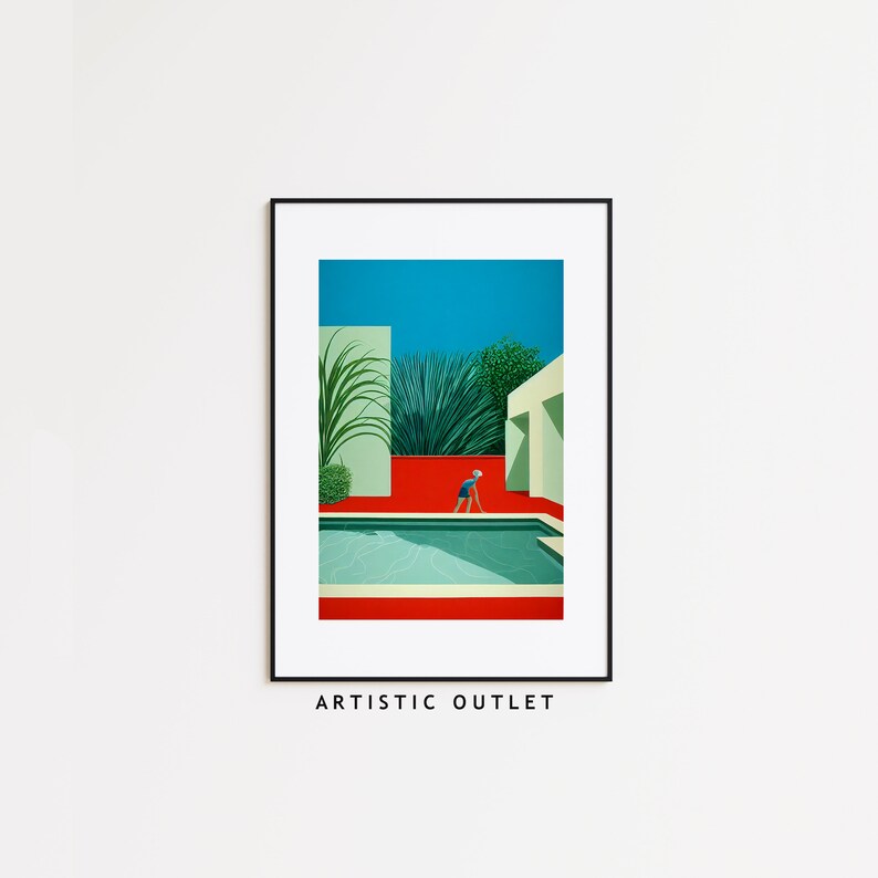 Swimming Pool Painting | Aquatic Art | Digital Artwork | Artificial ...