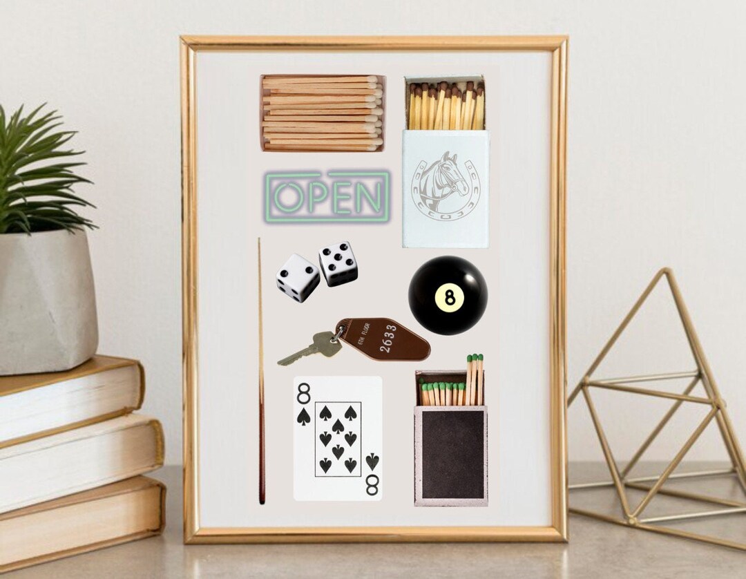 BILLIARD COLLAGE - Etsy