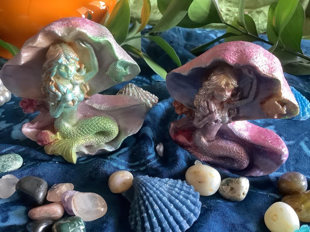 Handmade 3D Mermaid Shea Butter Soap: Party Favor, Nautical Decor - Etsy