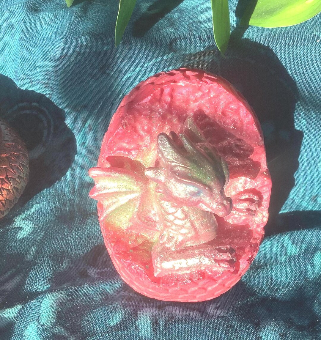 Dragon Egg Shea Butter Soap – Hatching Dragon Fledgling, Kids Fantasy ...