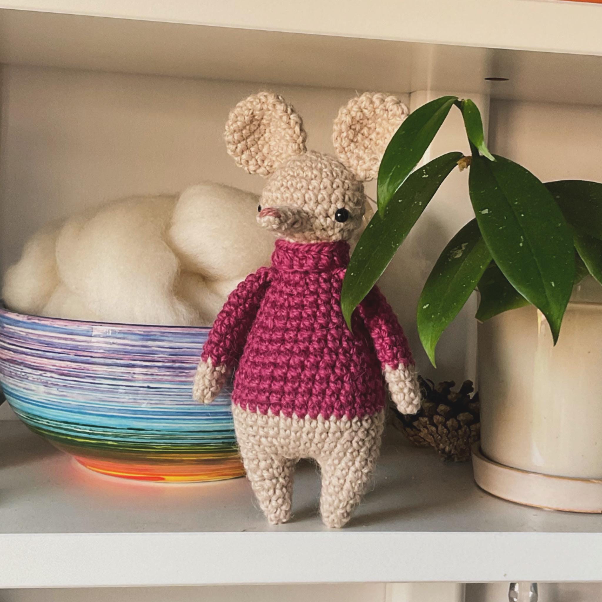 Mimi the Mouse Crochet Plushie Doll Animal Pattern - [DIGITAL PDF ...