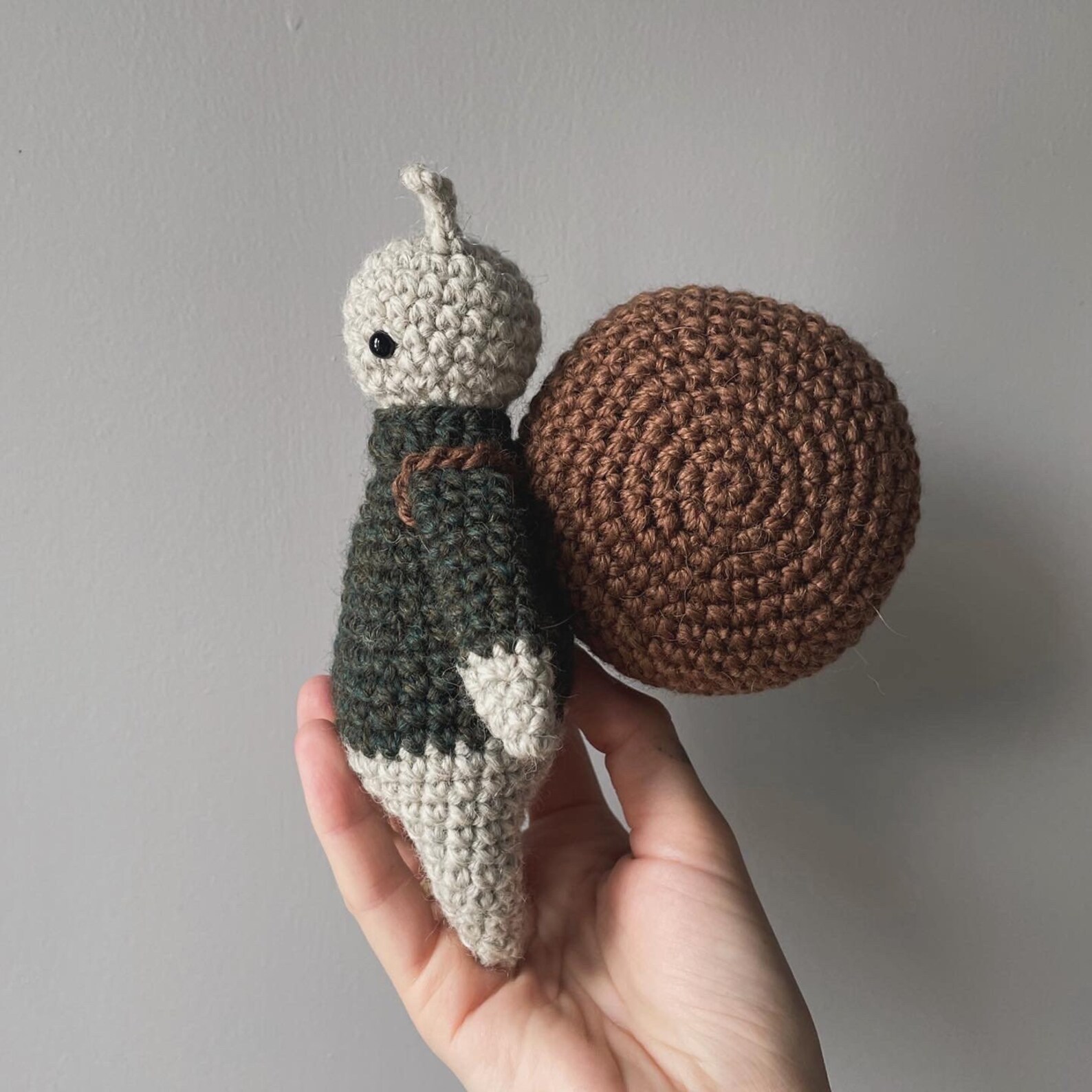Sebastian the Snail Crochet Plushie Doll Animal Pattern - [DIGITAL PDF ...