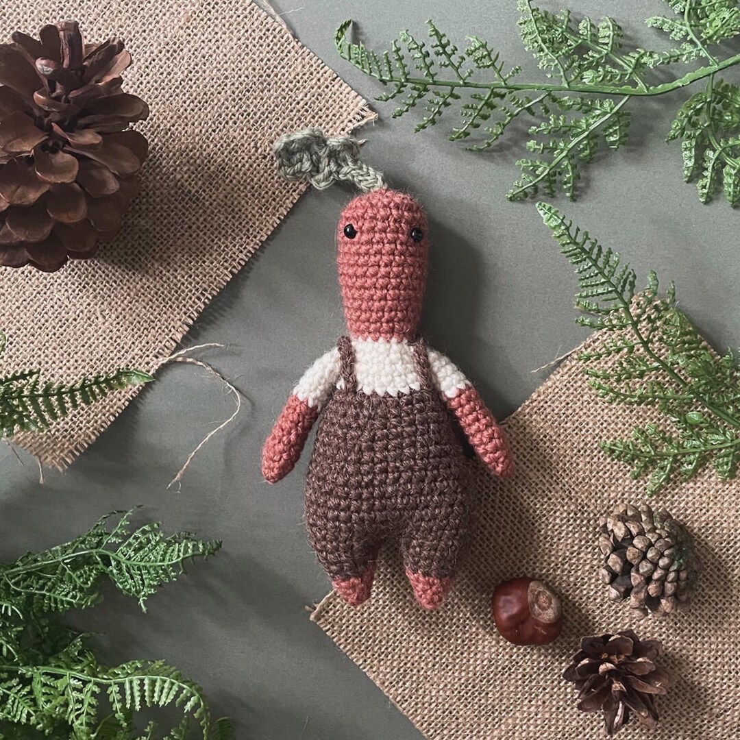 Callum the Carrot Crochet Pattern Cottagecore Crochet Plant Doll ...
