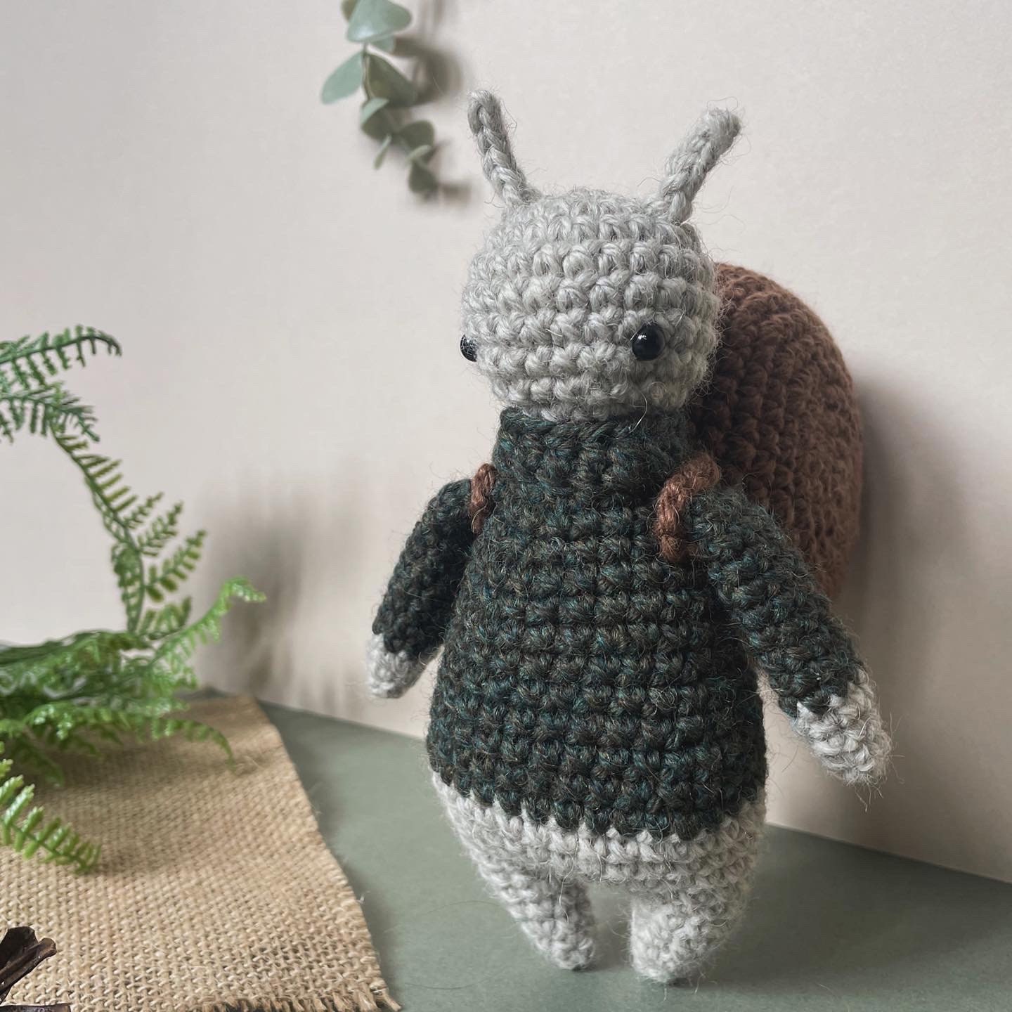 Sebastian the Snail Crochet Plushie Doll Animal Pattern - [DIGITAL PDF ...