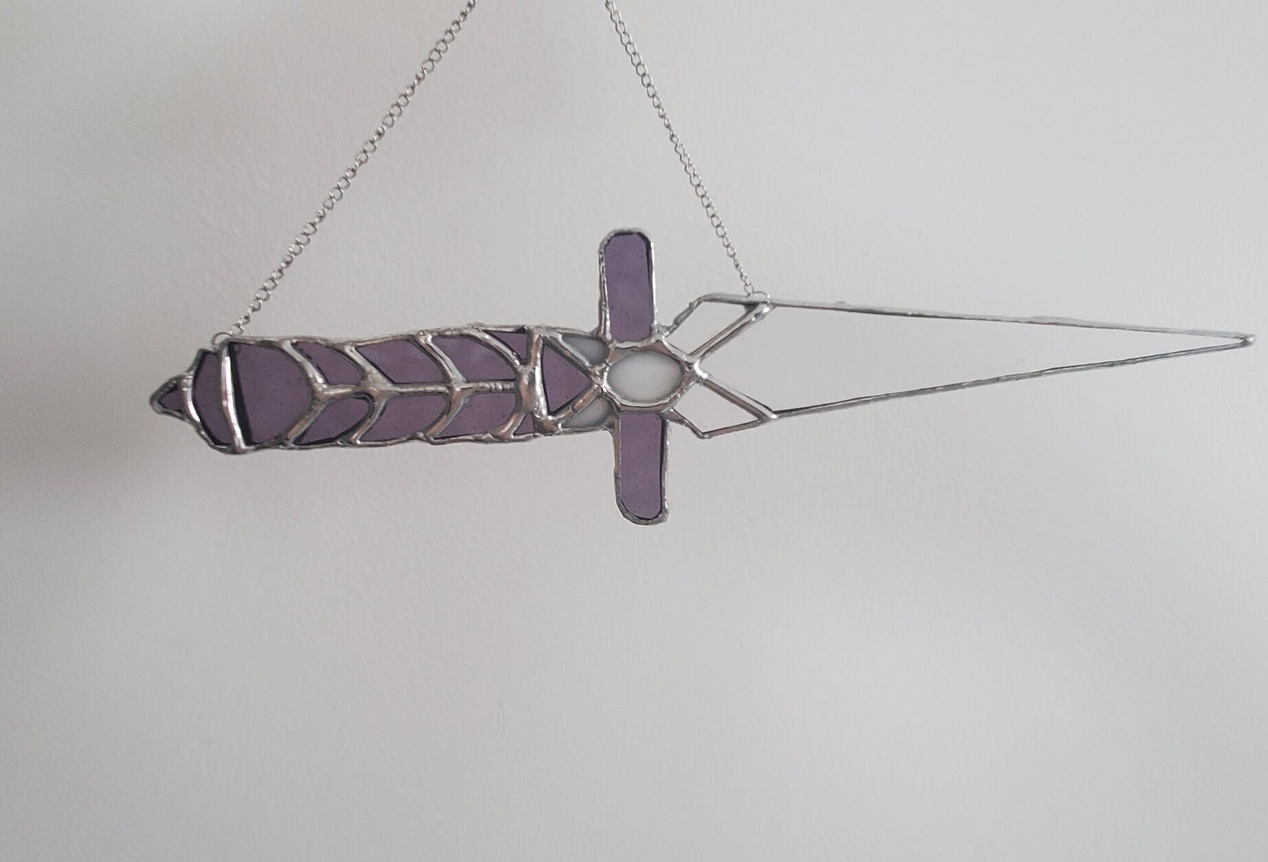 Stained Glass Dagger Sun Catcher Window Hanging Unique Home Decor ...