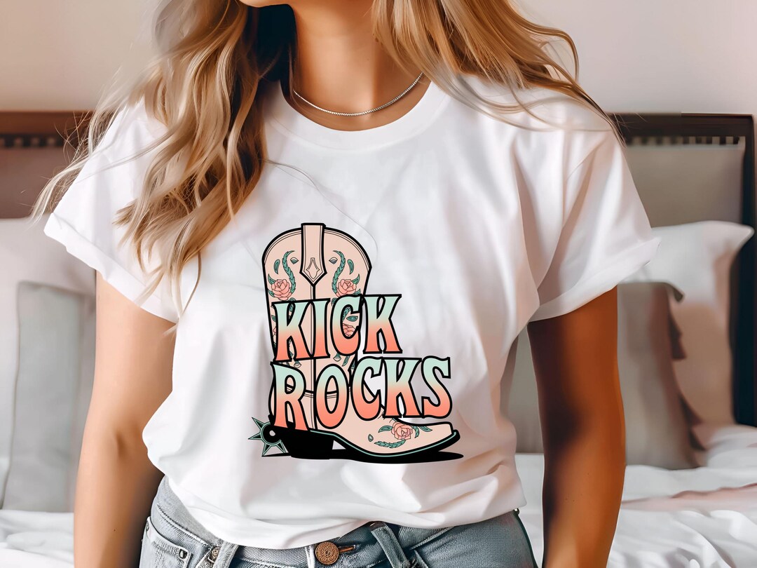 Kick Rocks, Digital Shirt Design - Etsy