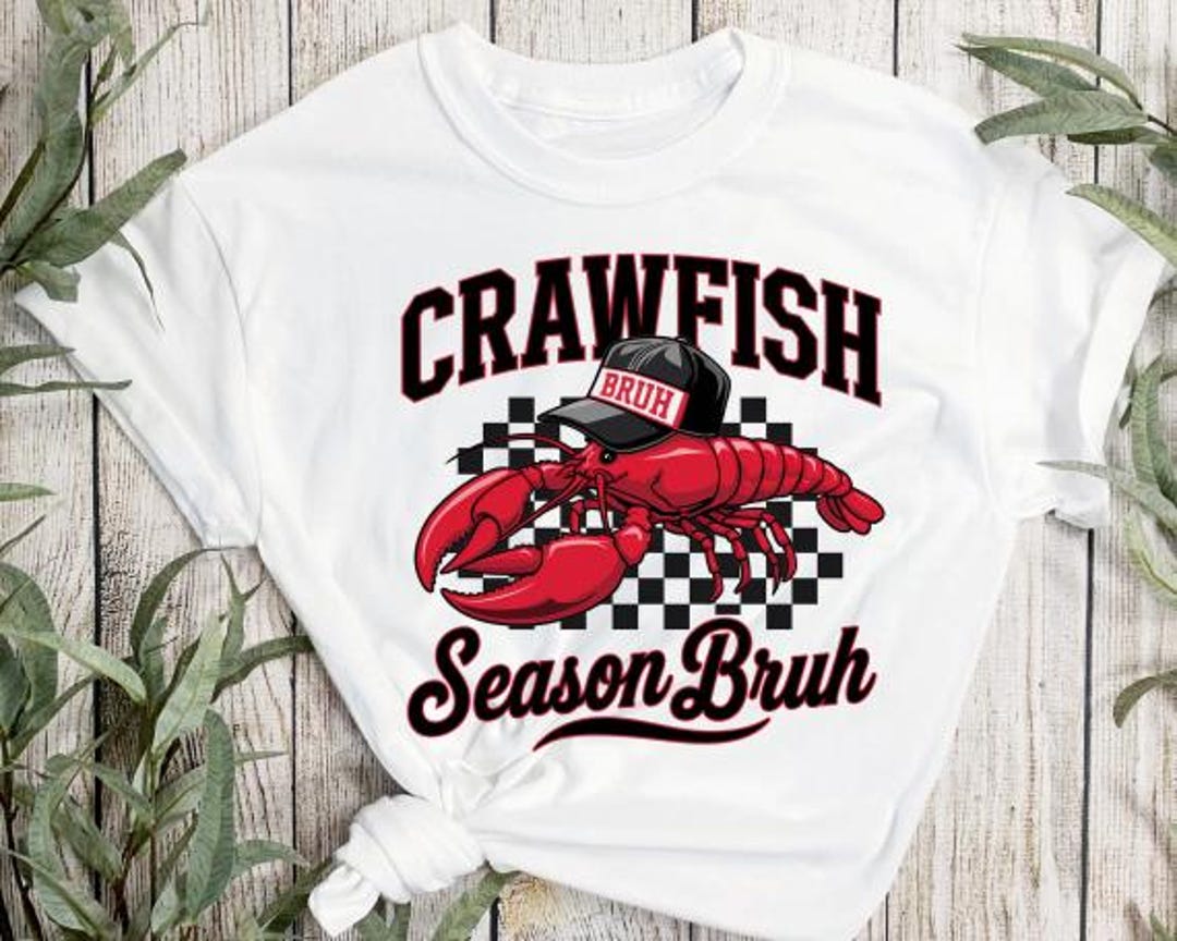Crawfish Season, Digital Shirt Design, Southern Png, DTF Shirt Design ...