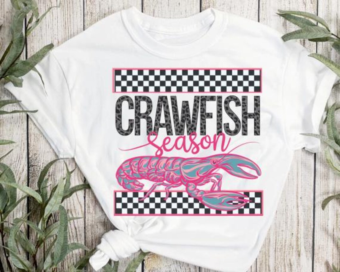 Crawfish Season, Digital Shirt Design, Southern Png, DTF Shirt Design ...