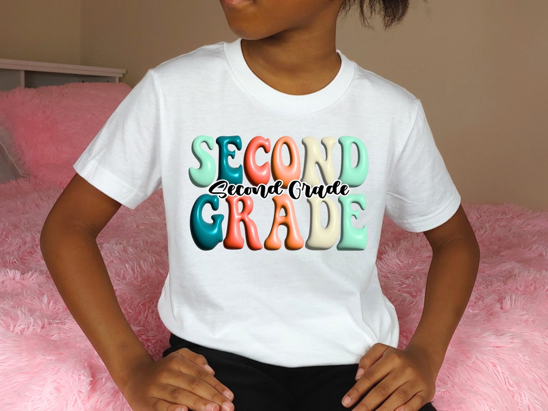 Groovy Second Grade, Digital Shirt Design - Etsy