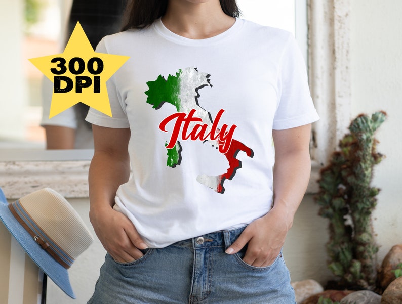 Italy, Digital Shirt Design - Etsy