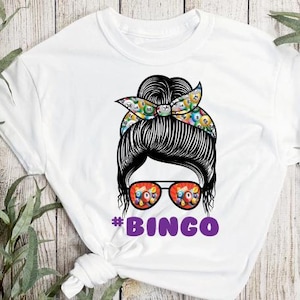 Bingo, Digital Shirt Design, Bingo Png, DTF Shirt Design, Bingo Girl ...