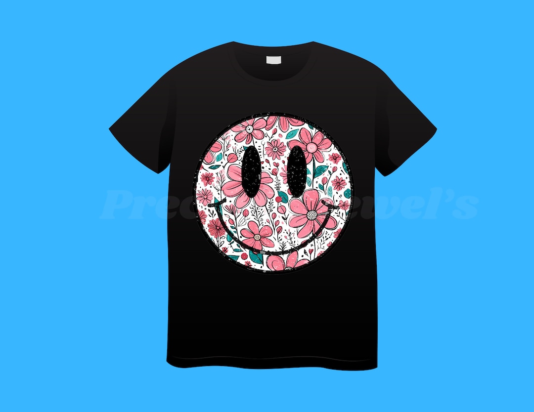 Smiley Face T-shirts - Etsy