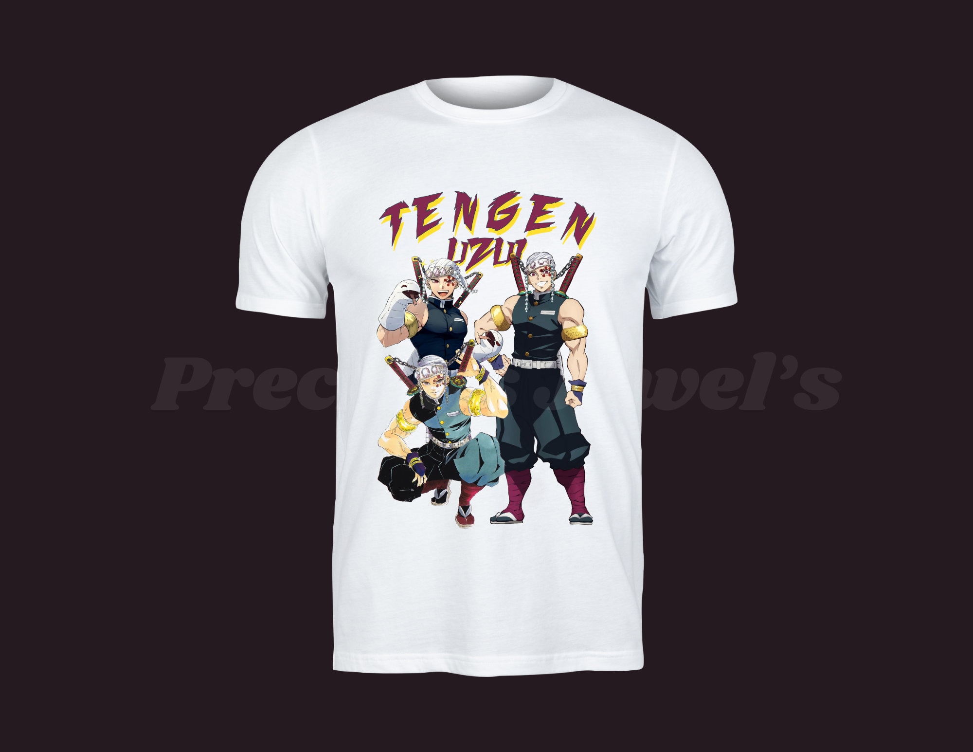 Anime Characters, Tengen Uzui, Merchandise, T-shirts, Clothing, Anime ...