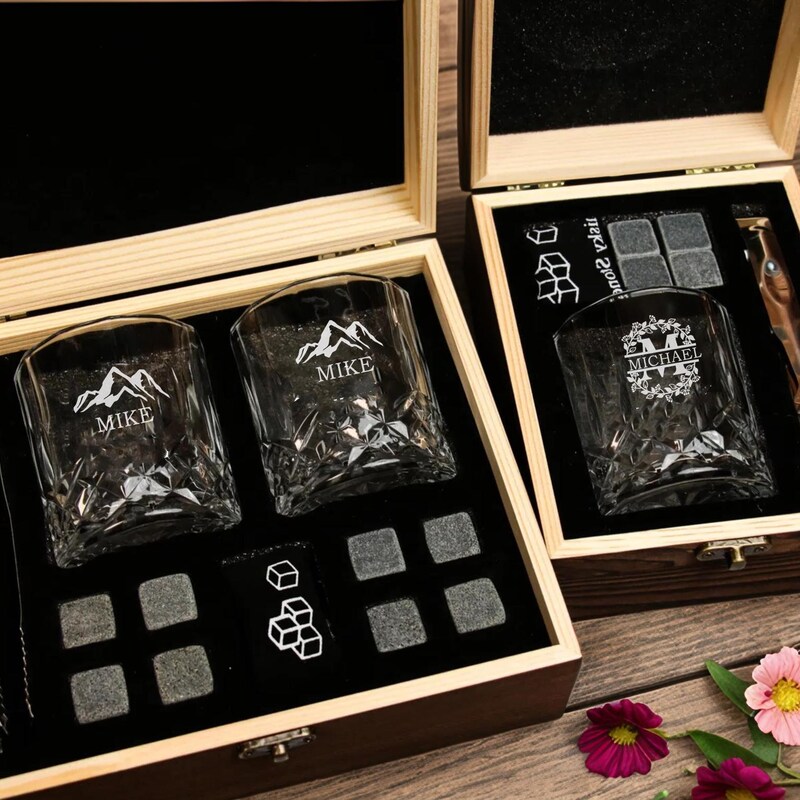 Wooden Whiskey Box - Etsy