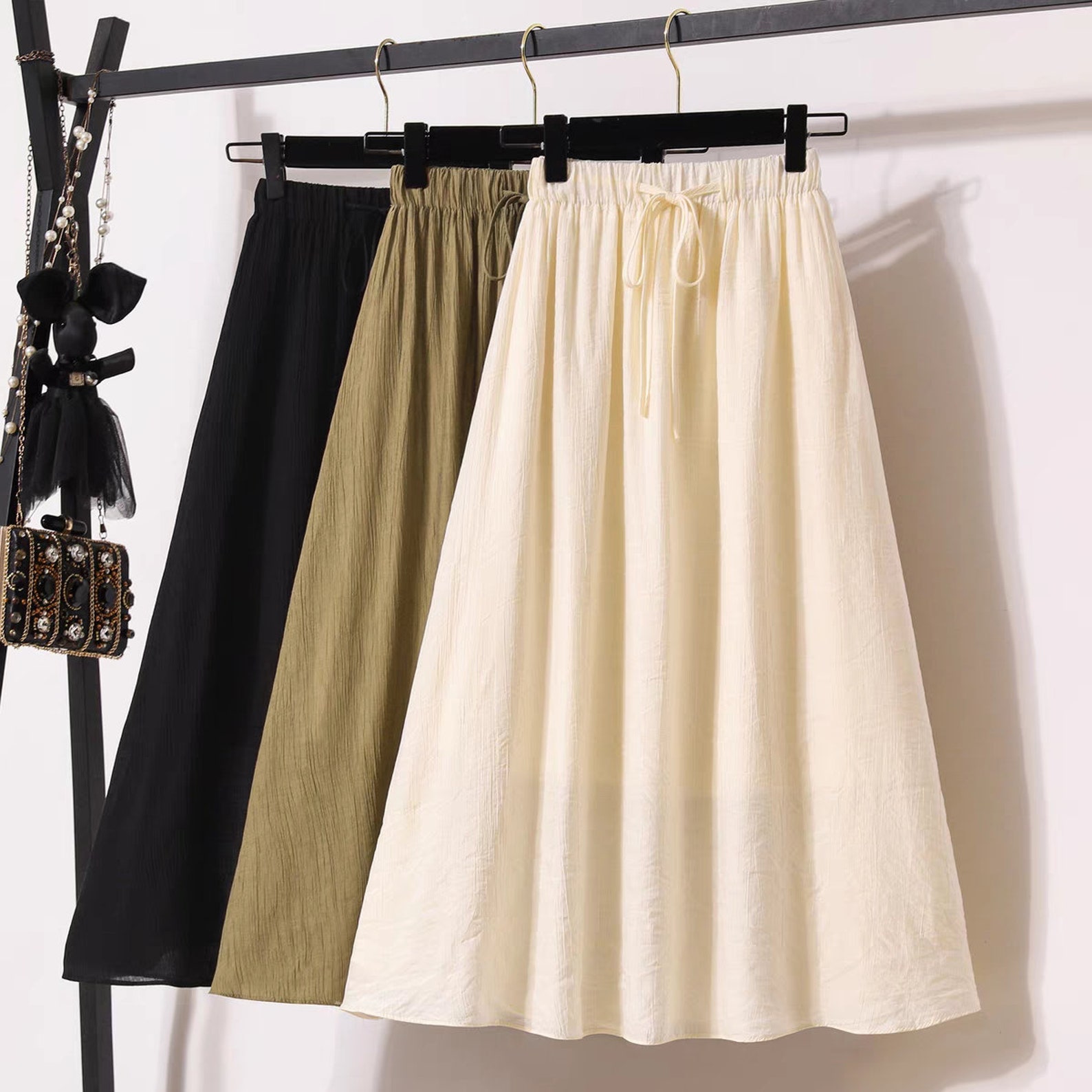 Loose Renaissance Skirt, Fairy Ren Faire Skirt Dress, Renaissance ...