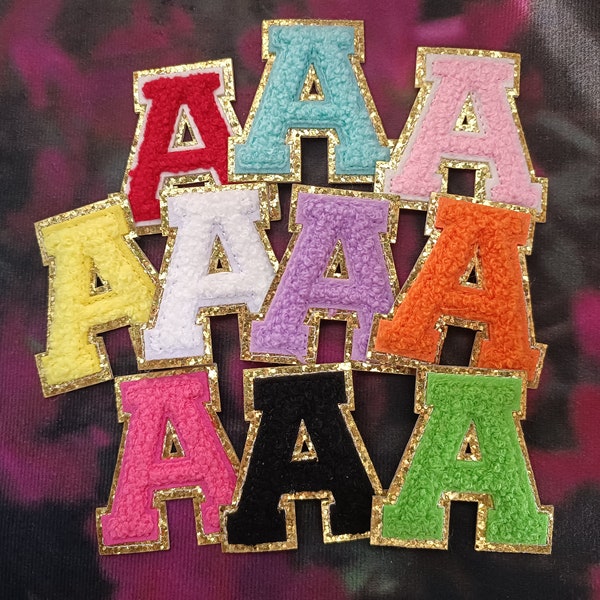 Colored Letter Patch - Etsy