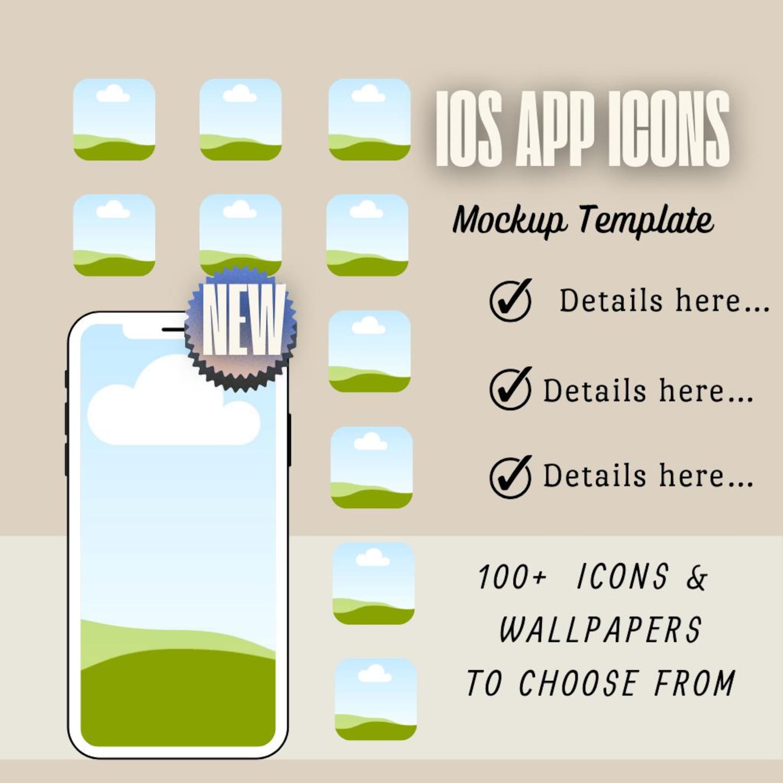 Ios App Mockup Template, Phone Wallpapers, Themes, iPhone iPad Ios ...