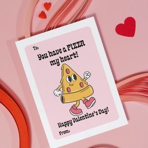 Retro Food Pun Valentines Day Cards for Kids | Instant Download ...